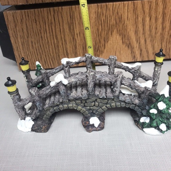 N/A | Holiday | Vintage Bridge Christmas Village Holiday Decoration ...